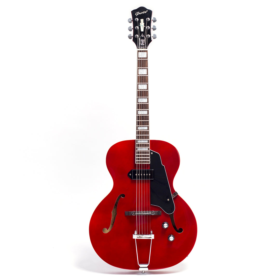 GROTE RED Hollow Body Jazz Electric Guitar GRWB-ZTTR – Grote Guitar